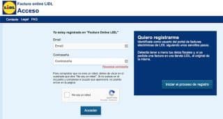 Facturas Lidl | Cómo solicitar facturas online en supermercados LIDL